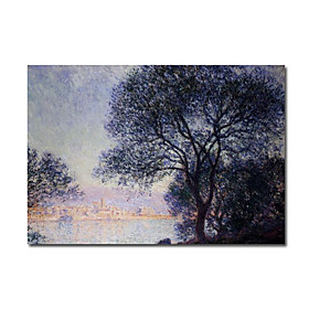 Hand-painted Oil Painting Antibes Seen From The Salis Gardens By Claude ...