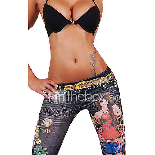 Womens Sexy Floral Print Legging 394168 2016 4 99