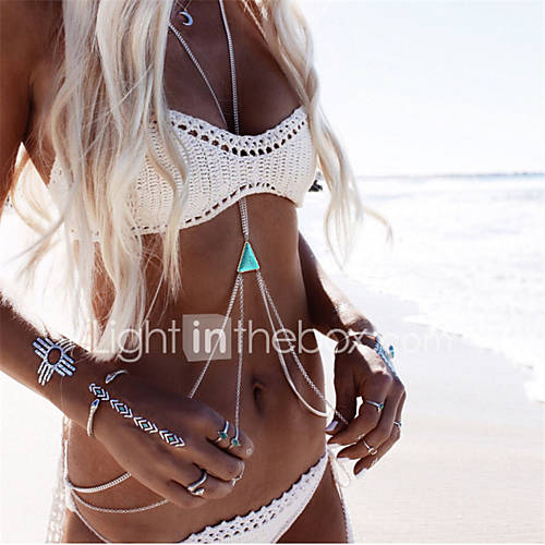 Body Jewelry Body Chain Alloy Resin Bikini Fashion Double Layer