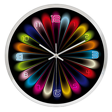 12"H Colorful Inspirational Stainless Steel Wall Clock 546292 2016 – $44.99