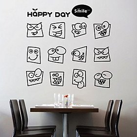 Cartoon Smile Wall Stickers | Oope
