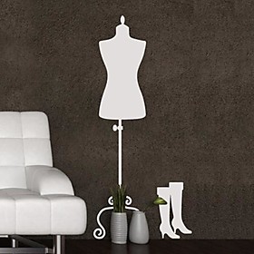 Wall Stickers Wall Decals, Modern Fashion Clothes Hanger Pvc Wall ...