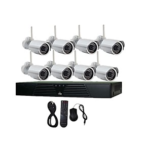 Jidetech Wifi Surveillance 8ch Nvr Kit With 720p Wireless Camera Cctv ...