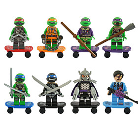 Decool Teenage Mutant Ninja Turtles Tmnt 8pcs/lot Building Blocks Set ...