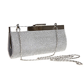 Women Formal/event/party Polyester Button Clutches/evening Bags | Zooba